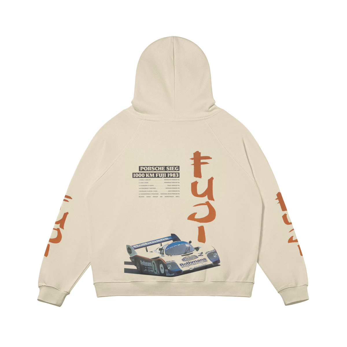 Fuji Oversized Hoodie (Sleeve-Print) – Track Bandits